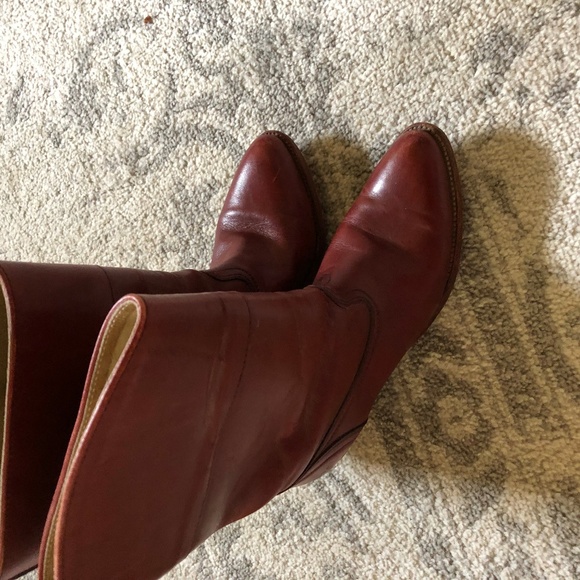 Frye | Shoes | Fry Womens Boots Size 9 Dark Brownmaroon | Poshmark